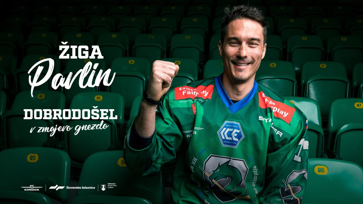 Žiga Pavlin je nova okrepitev HK SŽ Olimpija – HK Olimpija – Rojeni iz legende